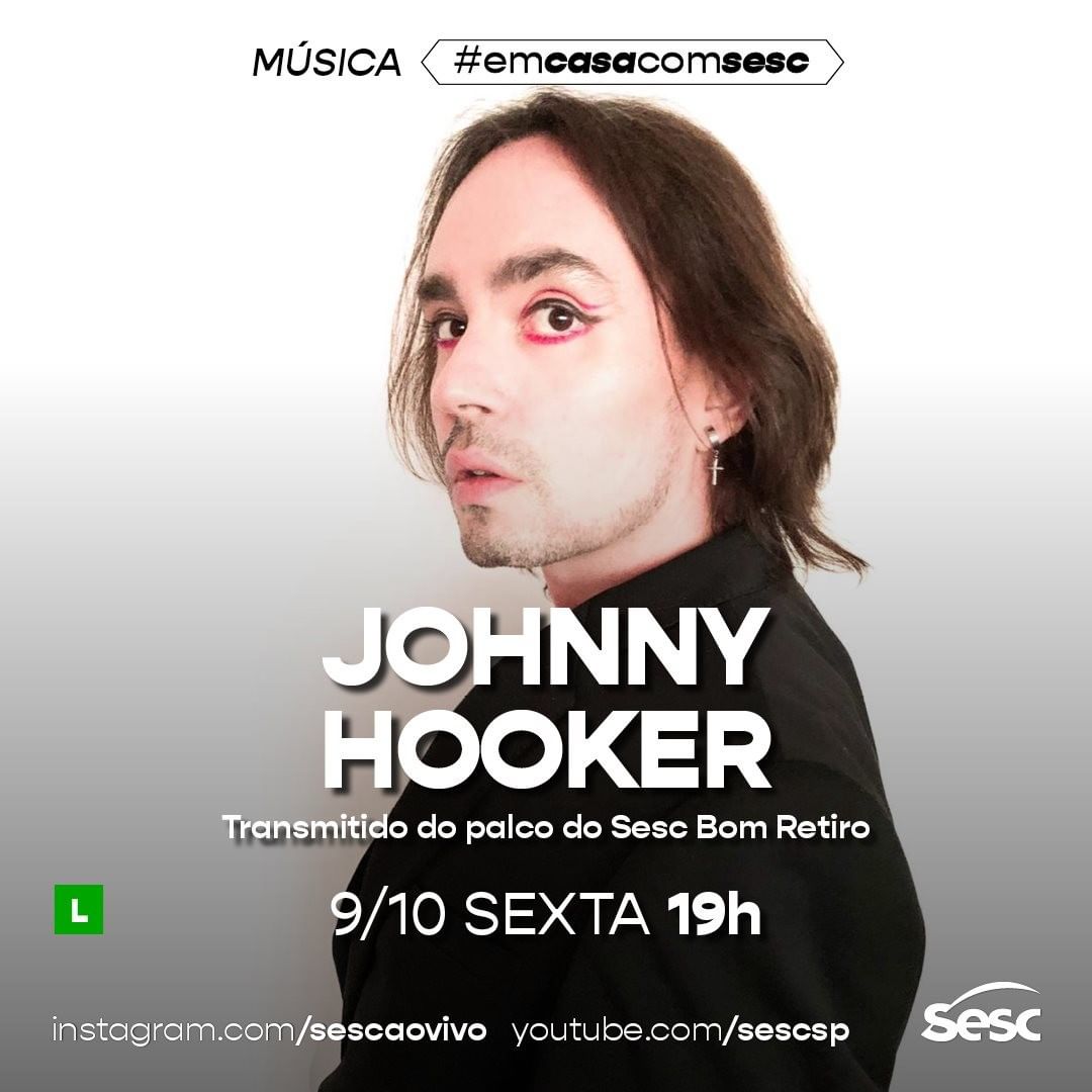Live: Johnny Hooker #EmCasaComSesc | Portal Oficial de Belo Horizonte