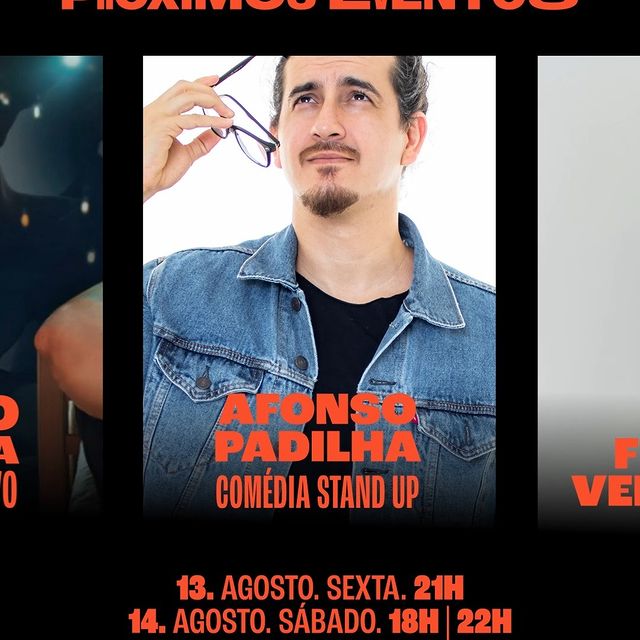 Afonso Padilha: Comédia Stand Up Show Solo - Cine Theatro Brasil Vallourec | Portal Oficial de ...