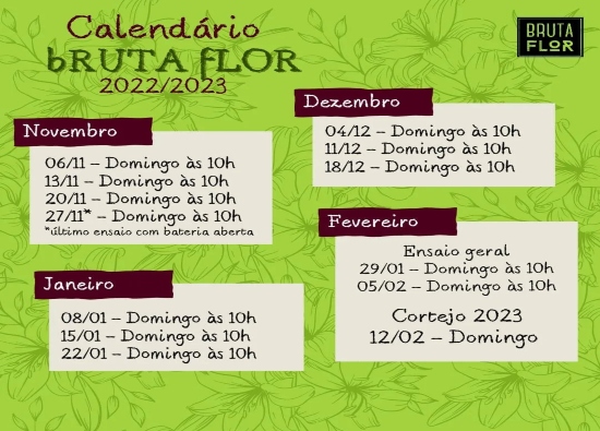 Ensaios: Bloco Bruta Flor | Portal Oficial de Belo Horizonte