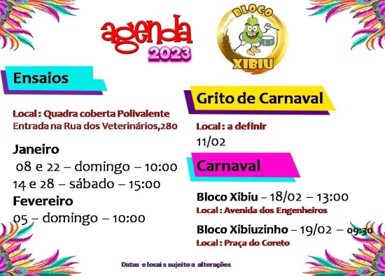 Ensaios: Bloco Xibiu 2023 | Portal Oficial de Belo Horizonte