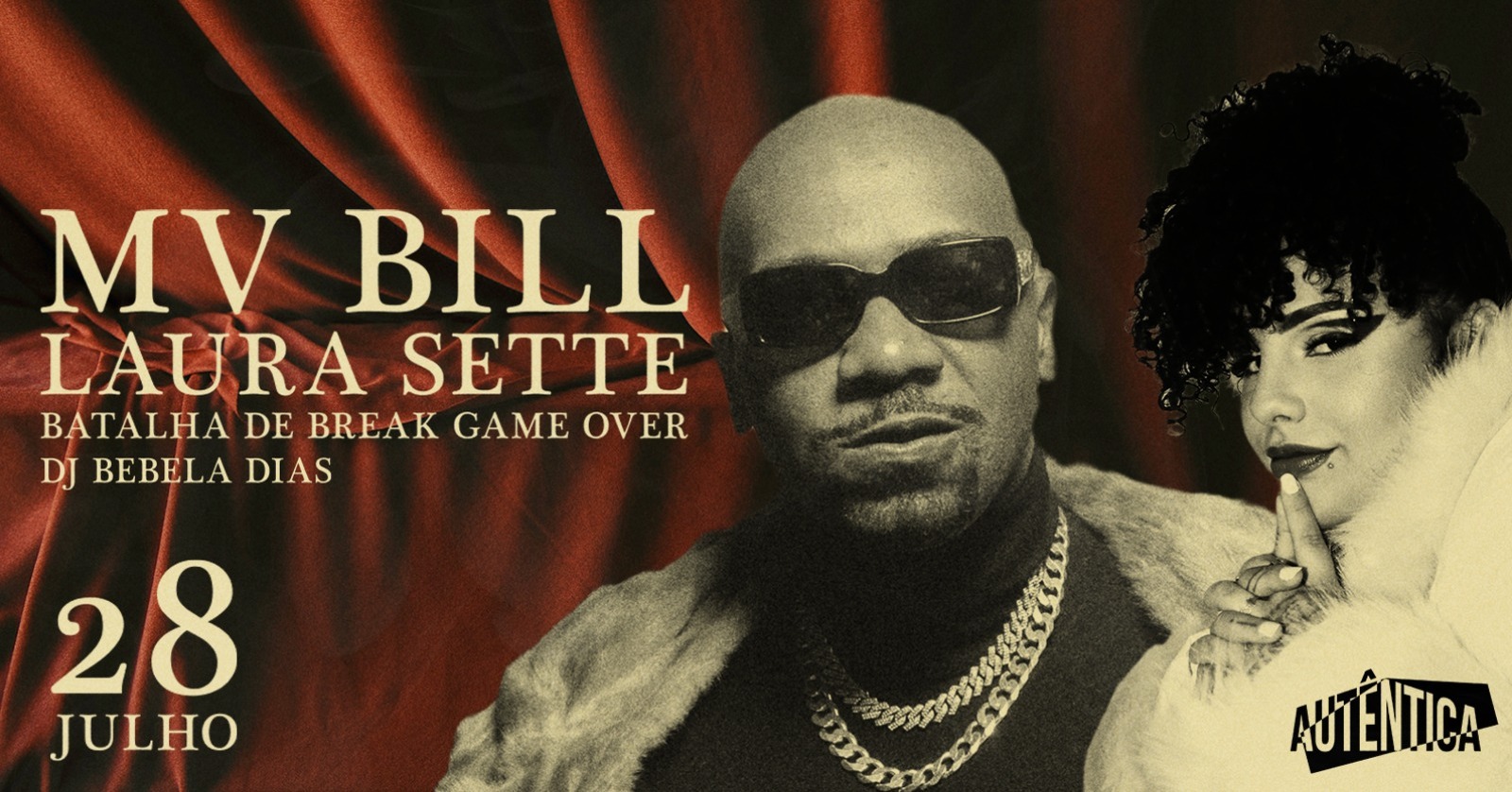 Show: MV Bill e Laura Sette | Portal Oficial de Belo Horizonte