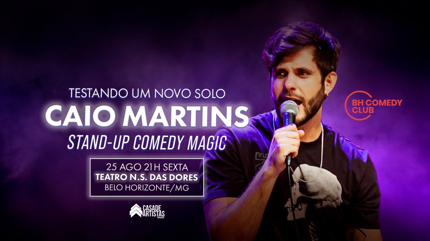 Stand Up: Caio Martins | Portal Oficial de Belo Horizonte