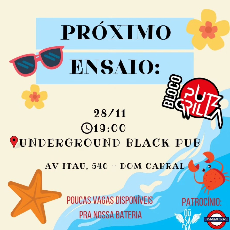 Ensaio: Bloco Putz Grilla | Portal Oficial de Belo Horizonte