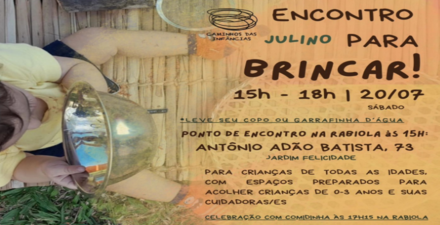 Férias: Encontro para Brincar - Rabiola | Portal Oficial de Belo Horizonte