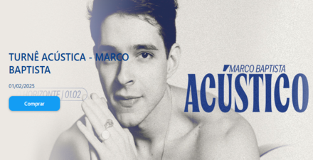 Show: Marco Baptista | Portal Oficial de Belo Horizonte