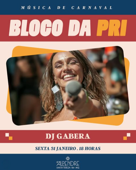 Bloco da Pri com Dj Gabera | Portal Oficial de Belo Horizonte