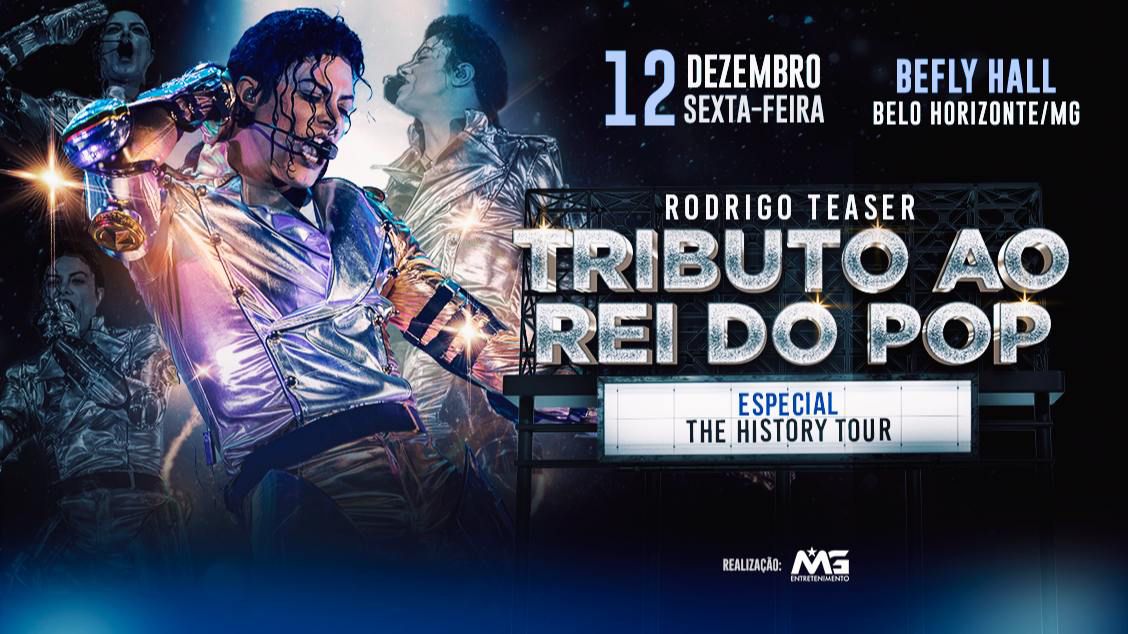 Show: Rodrigo Teaser "Tributo ao Rei do Pop" | Portal Oficial de Belo Horizonte