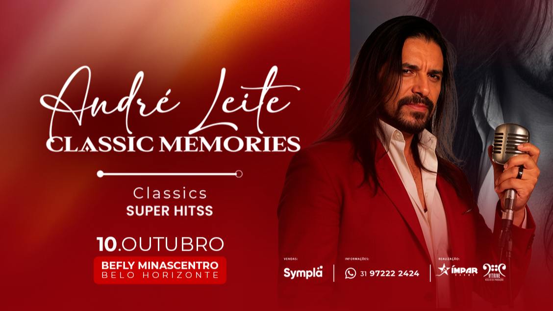 Show: André Leite "Classic Memories" | Portal Oficial de Belo Horizonte