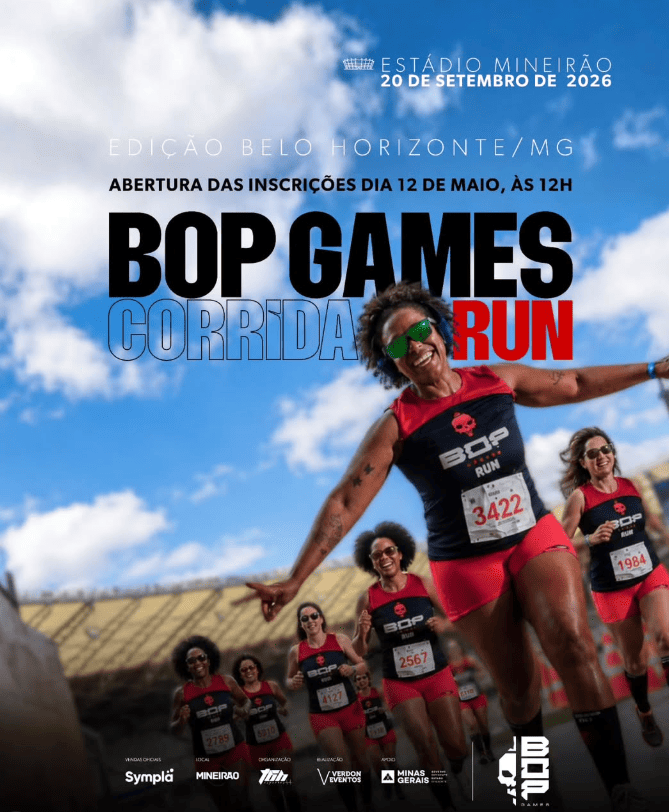 Corrida: BOP Run - BOP Games 2026 | Portal Oficial de Belo Horizonte